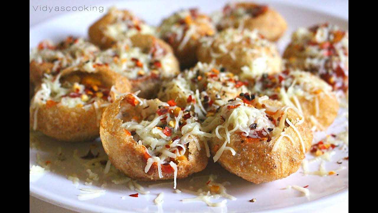 Pizza Pani Puri/ Pizza Puchka Recipe in Tamil - YouTube