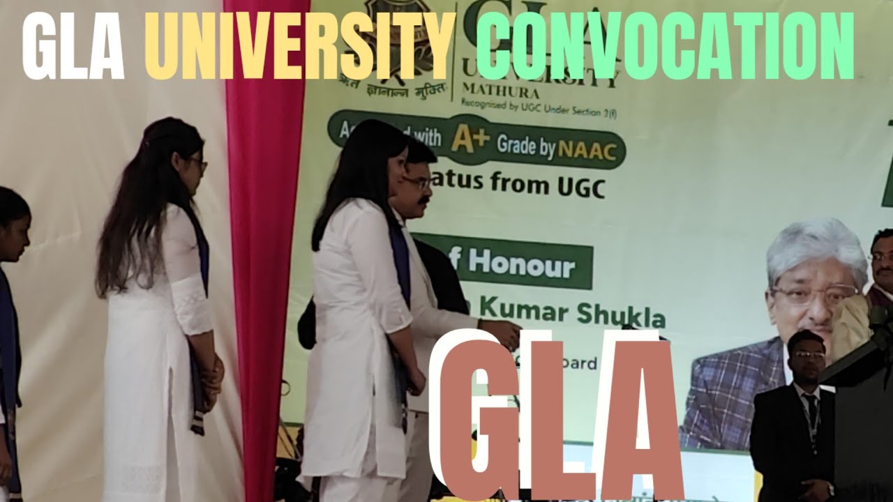 GLA UNIVERSITY 13th CONVOCATION Ceremony. chief guest prof. Anil ...