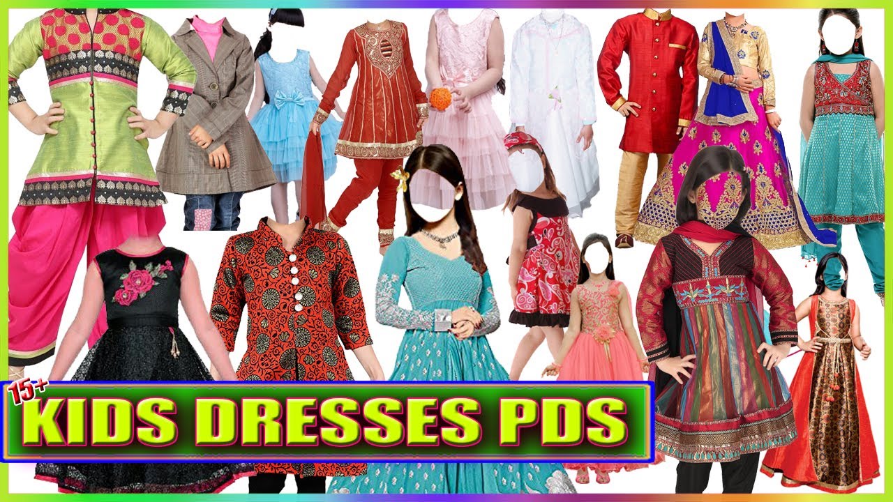 15+ KIDS Dresses PNG PSD FILE || Girl Dresses PNG PSD FILE DOWNLOAAD ...