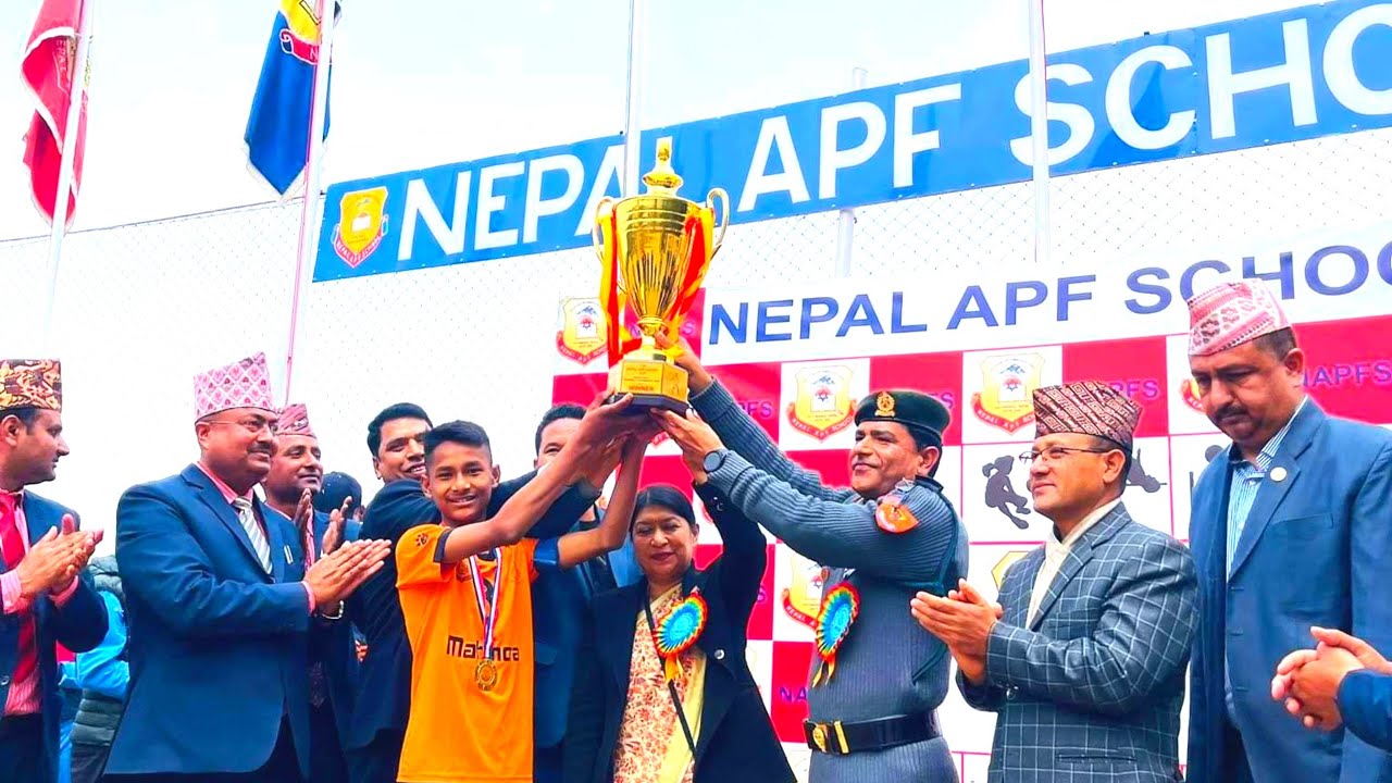 7Nepal apf school cup#समापन कार्यक्रम - YouTube