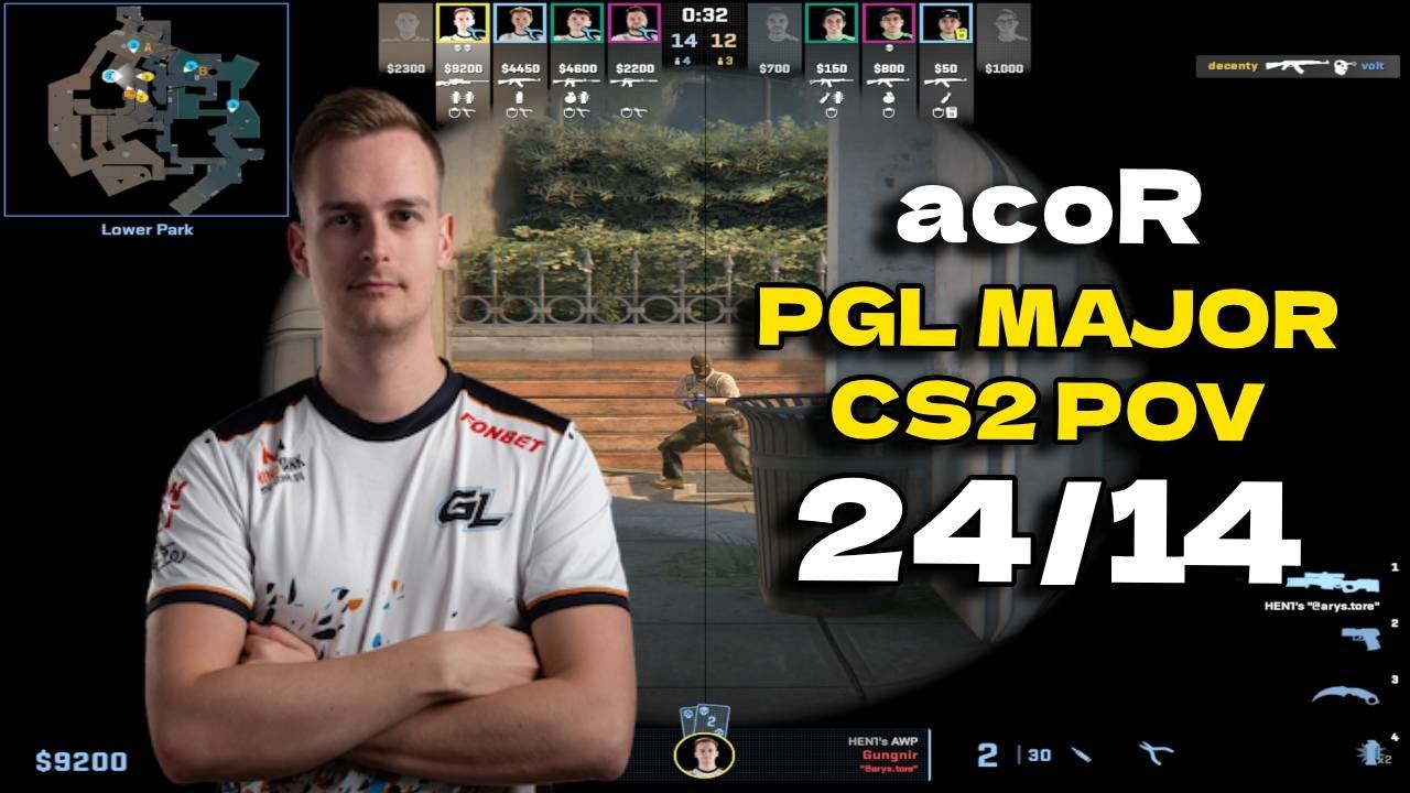 CS2 POV GamerLegion acoR (24/14) vs Imperial (Overpass) PGL CS2 Major ...