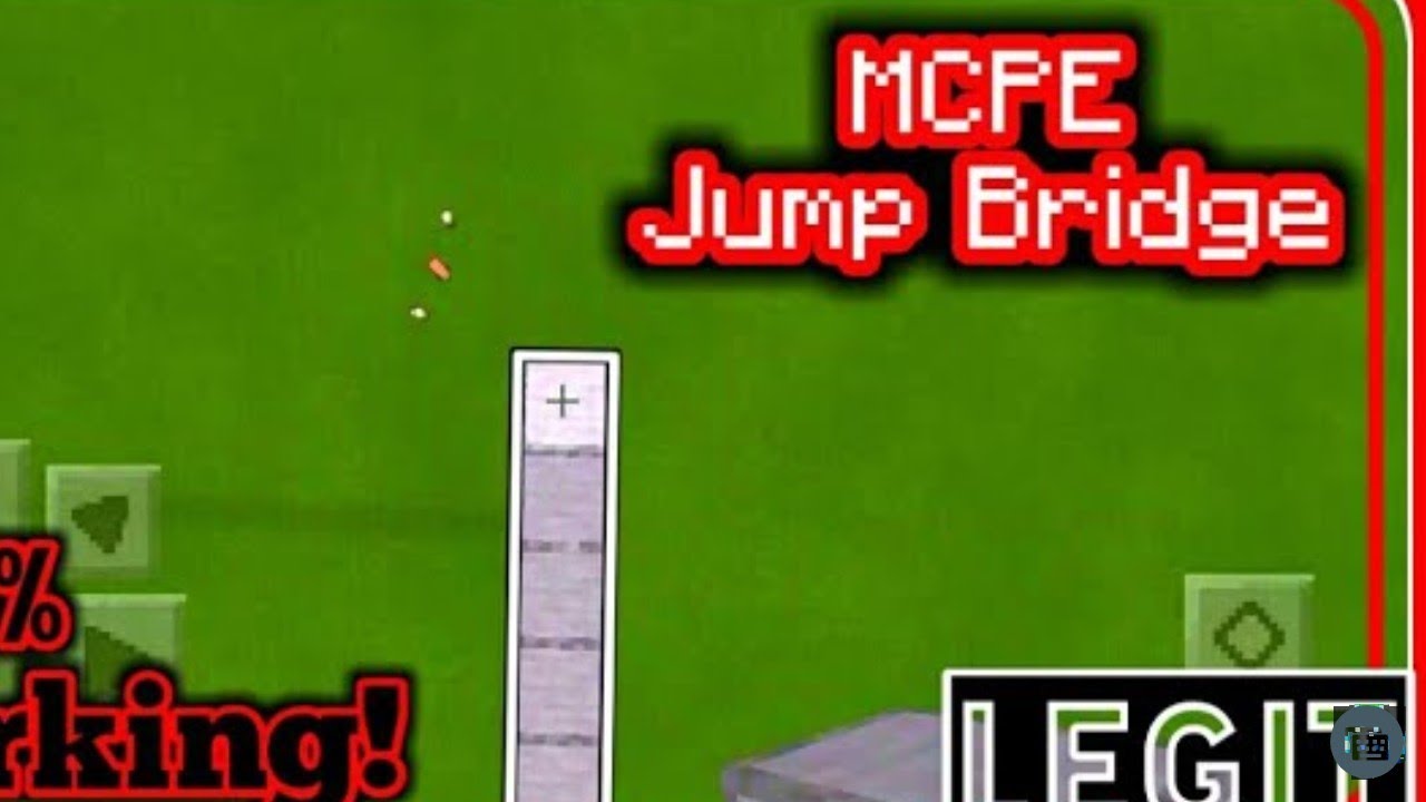 How To Jump Bridge In Minecraft Pocket Edition 1.16+ (MCPE/EASIEST ...