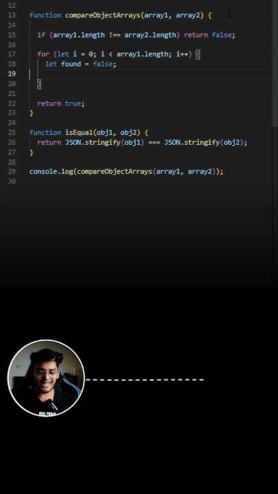 How to compare arrays in JavaScript | JavaScript Interview Question Part 3 - YouTube
