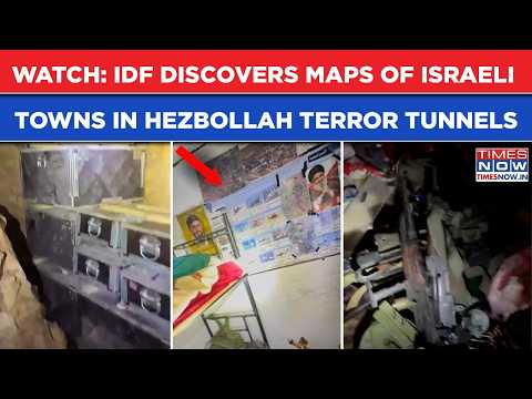 WATCH: IDF Discovers Map of Israeli Towns In Hezbollah Tunnels, Big Terror Attack Foiled?