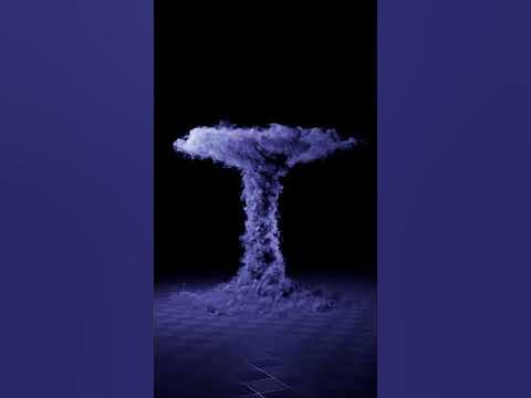 I made a tornado in Unreal Engine 5 using Niagara fluid system ! #shorts #unrealengine # ...