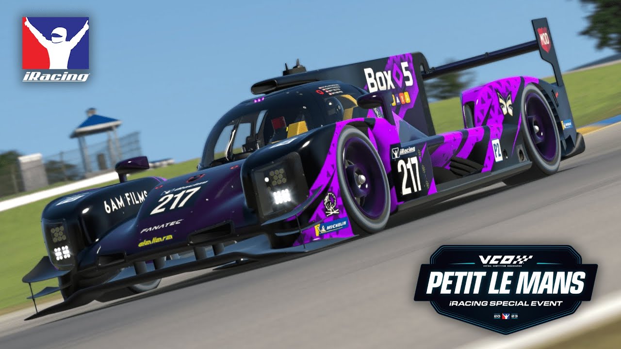 iRacing Presents the 2023 Petit Le Mans: Powered by VCO | Box 5 ...
