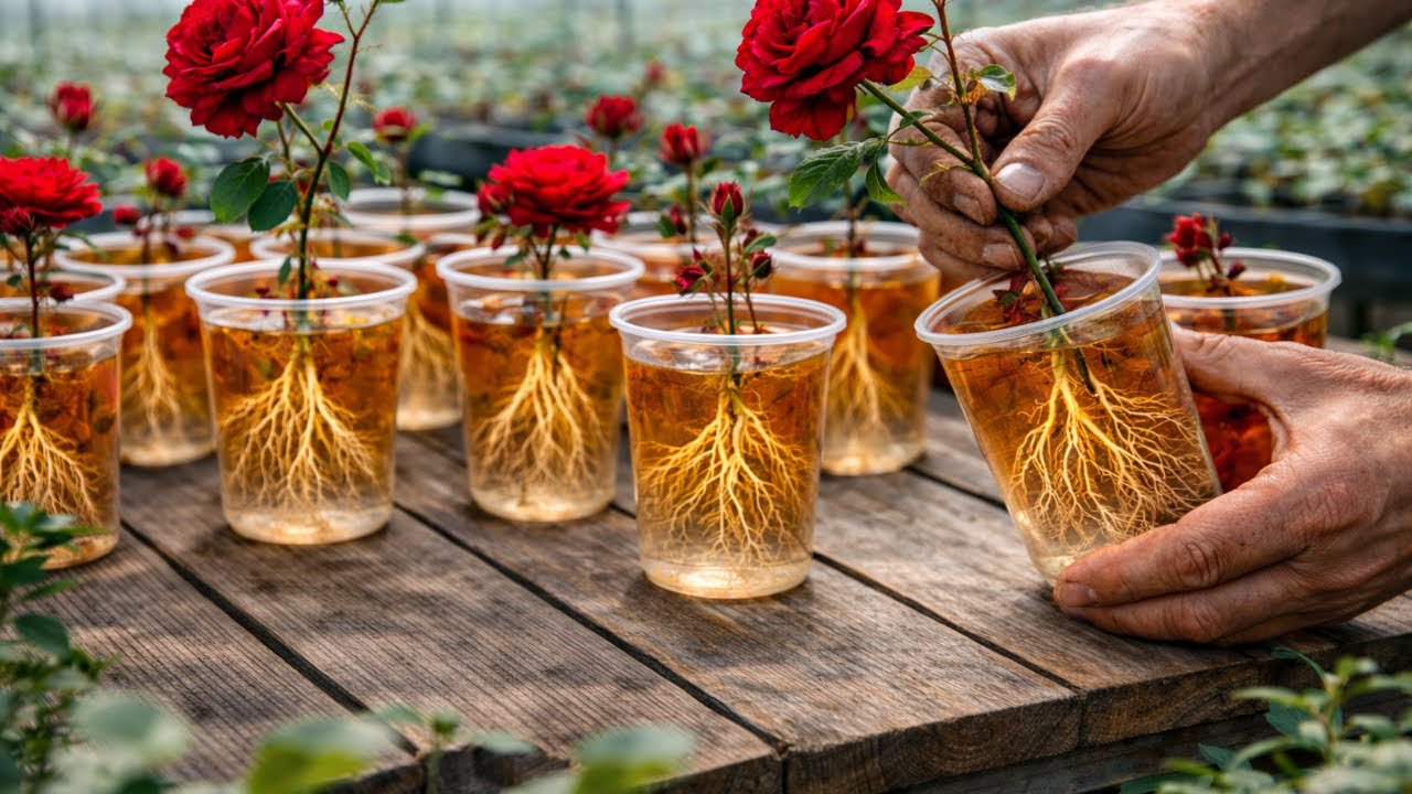 How to Propagate Roses Naturally 🌹 Simple & Chemical-Free Method. - YouTube