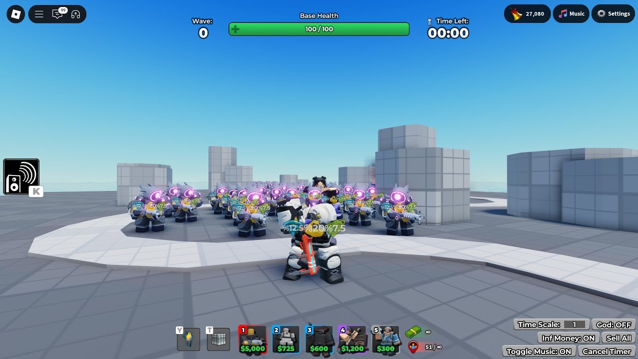 enemy range | tower defense simulator - YouTube