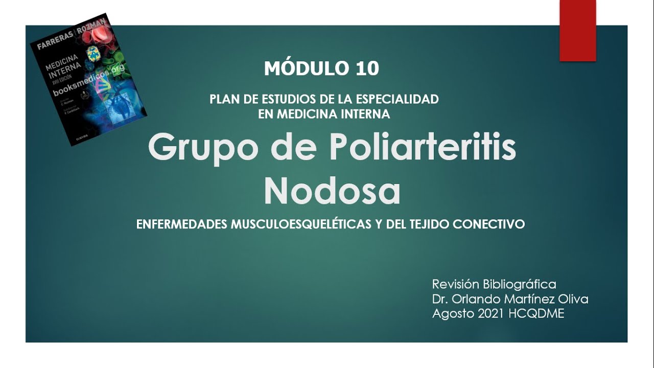 Grupo de poliarteritis nodosa (PAN) - YouTube