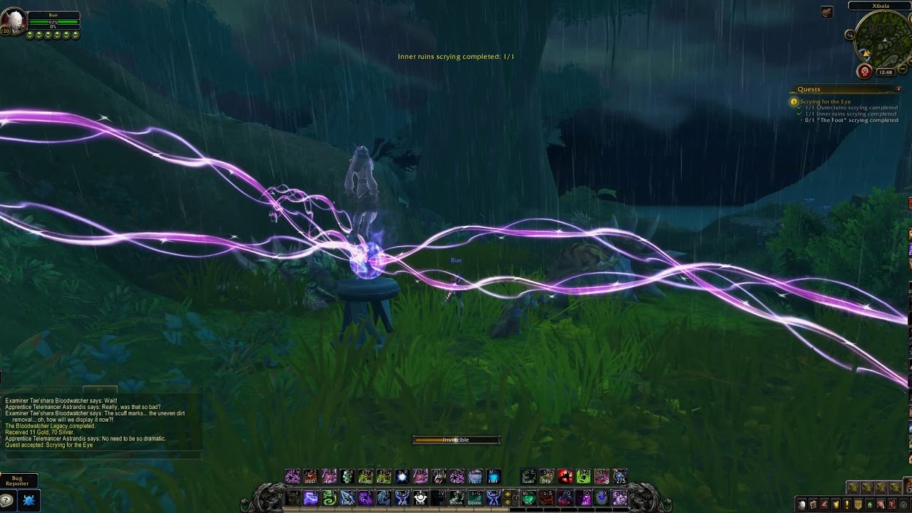 WoW quest - Scrying for the Eye - YouTube
