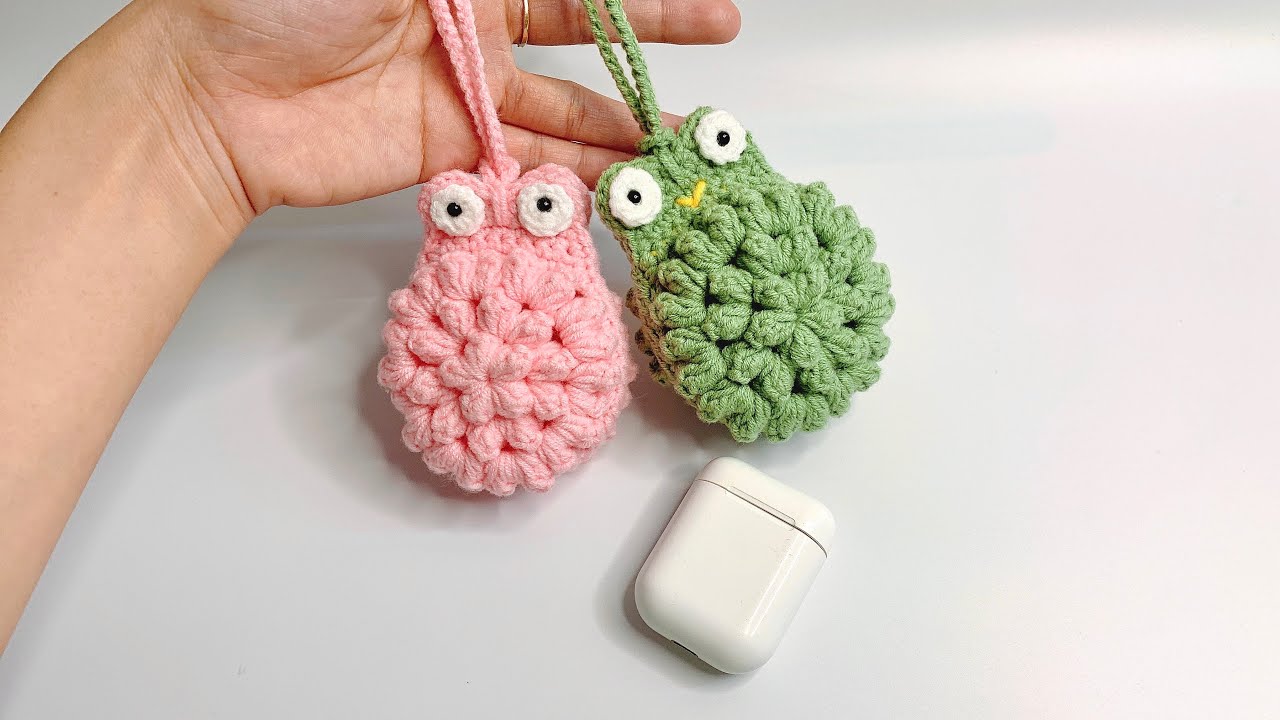 Crochet Airpod cases | Móc Dây Bao Đựng Airpod, Đồ Cá Nhân, Chìa Khoá ...