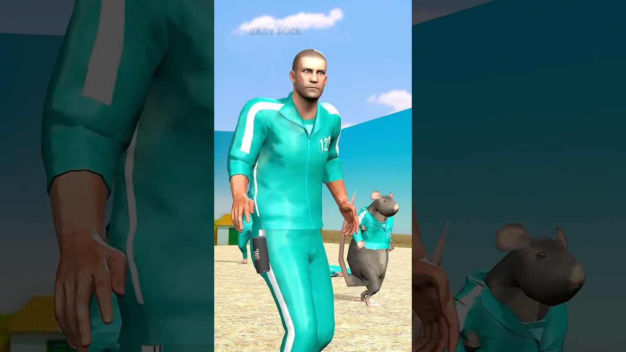 When The DANCING RAT entera SQUID GAME #shortvideo #rat #squidgame # ...
