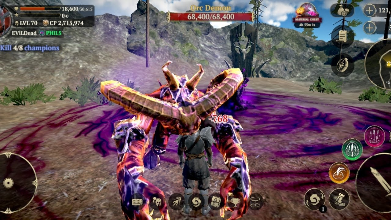 Evil Lands |Broadcove Stronghold | ALL BOSS| Map 4 |Legendary | Warrior ...