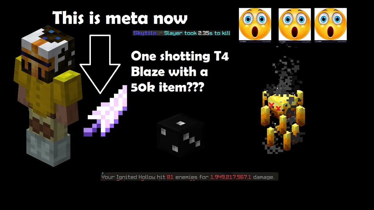 One Shotting the Tier 4 Blaze Slayer with a 50k coin item (Hypixel ...