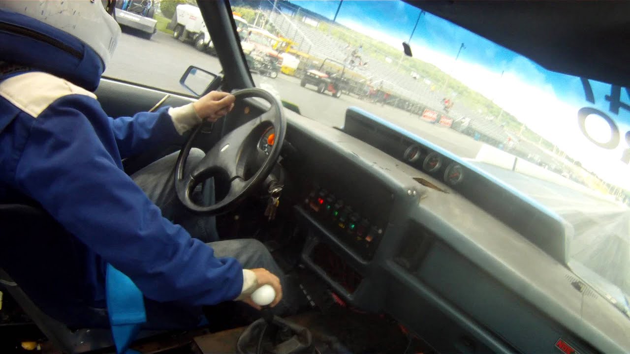 Stick shift mustang 347 In car - YouTube