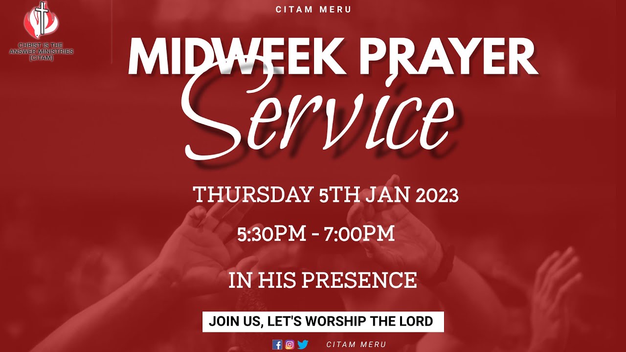 MID-WEEK PRAYER SERVICE SERVICE | 5TH JAN 2023 - YouTube
