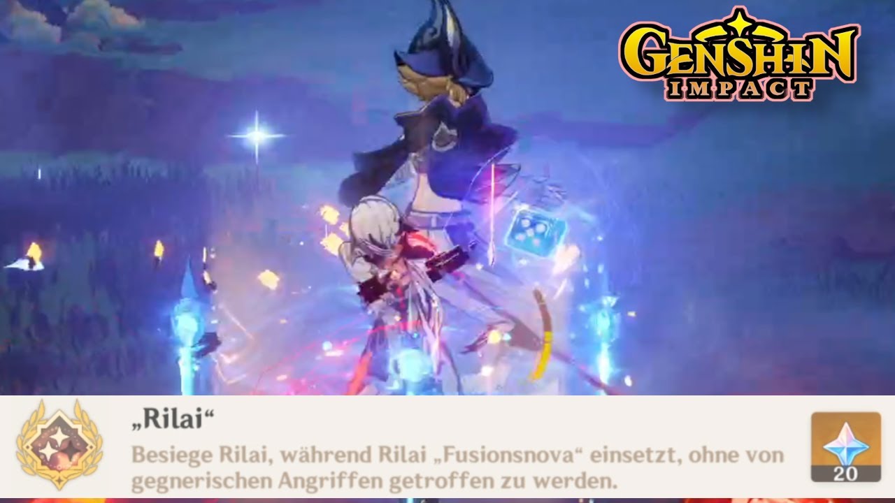Genshin Impact - Besiege Rilai, während Rilai "Fusionsnova" einsetzt ...
