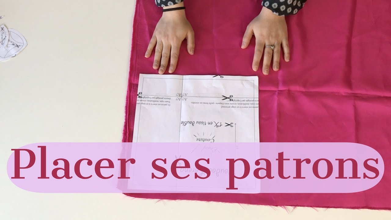 Comment placer ses patrons correctement + Patron gratuit ️ - YouTube