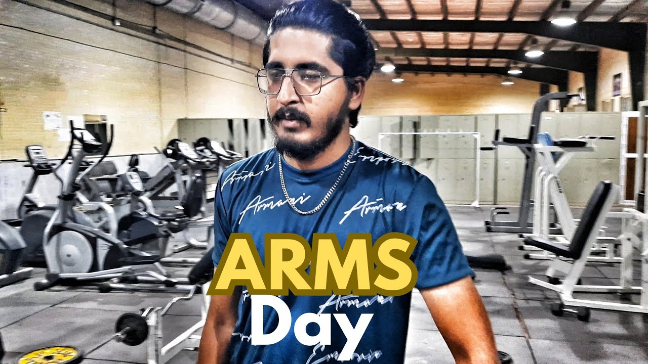 Day 13| Arms day - YouTube