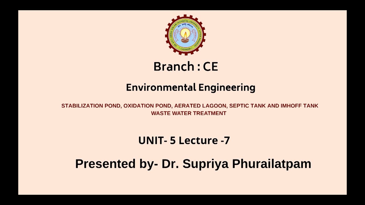 Environmental Engineering Aktu Digital Education Youtube