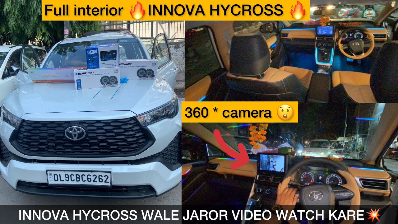 2023 INNOVA HYCROSS FULL INTERIOR MODIFICATIONS🔥HYCROSS BASS TO TOP💥 ...