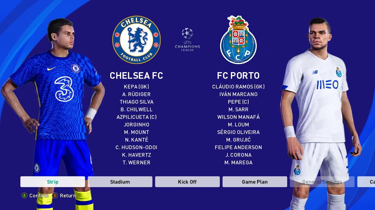 PES 2021 | Chelsea vs Porto | New Kit | UEFA Champions League | T ...