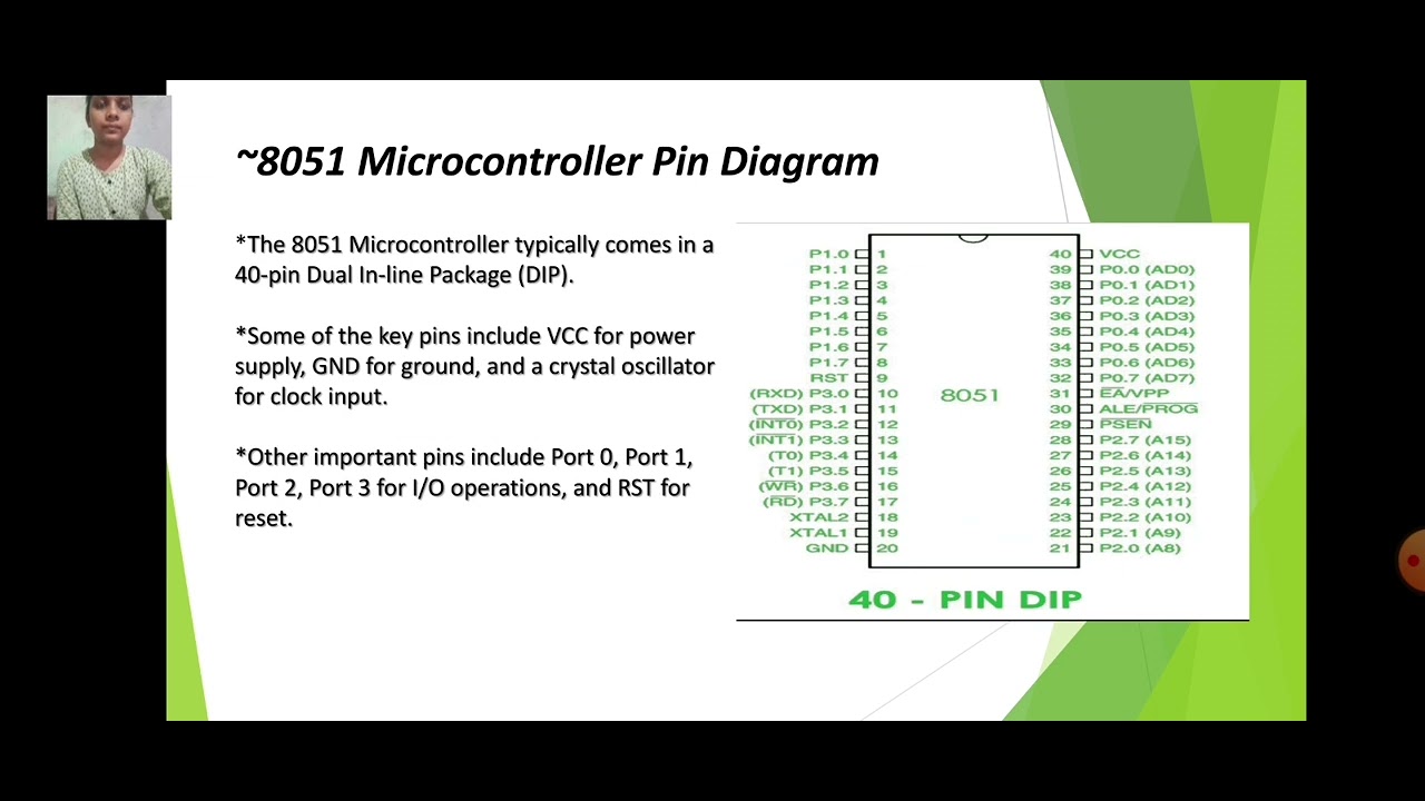 RISC V/S CISC.Pin diagram of 8051 Microcontroller. - YouTube