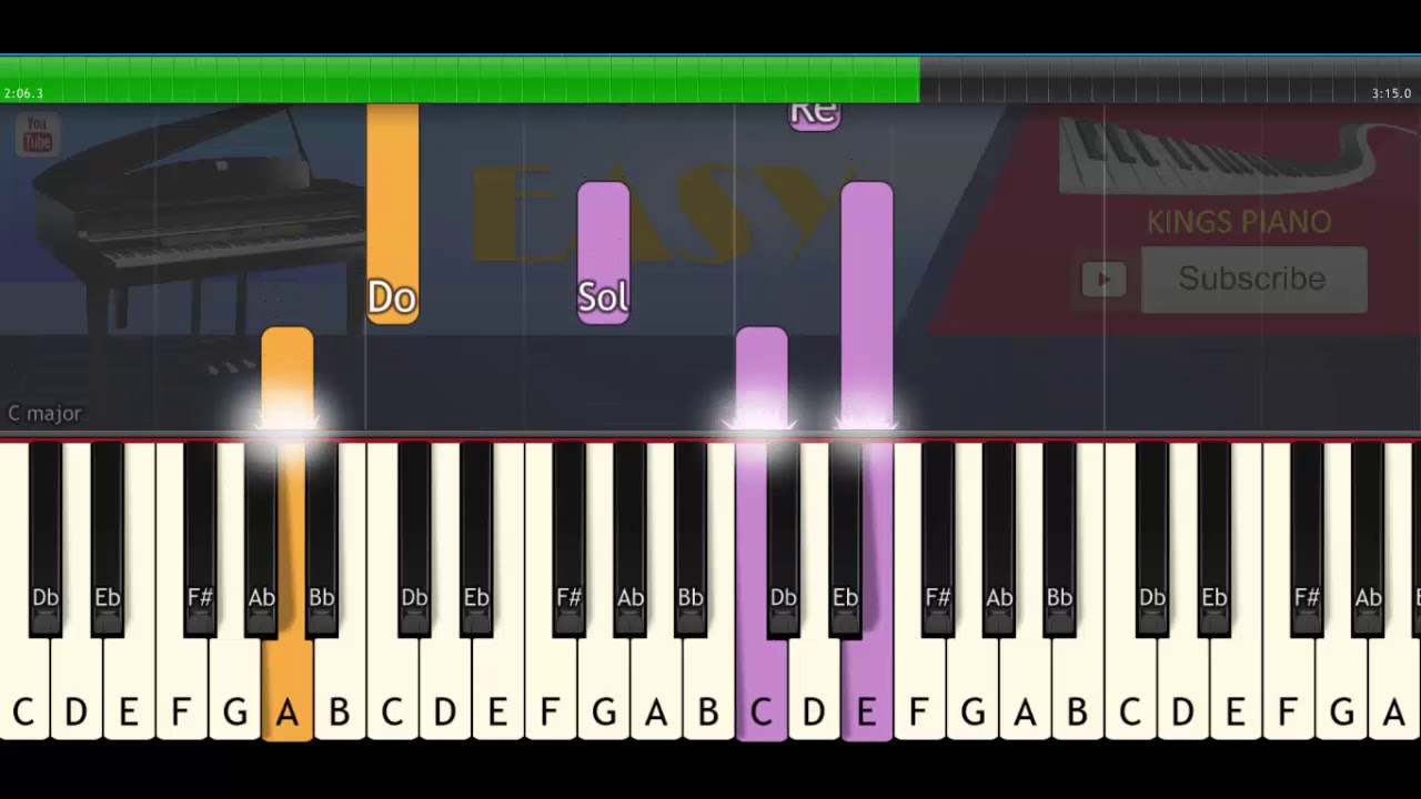 Adele - Hello - Easy Version [Piano Cover – Piano Tutorial Video] - YouTube