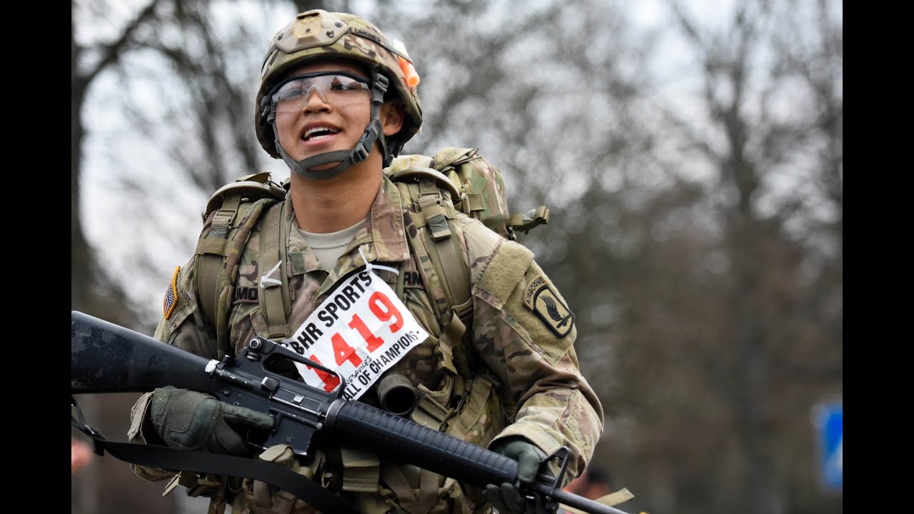 U.S. Army Europe EFMB - Ruck March 360 - YouTube