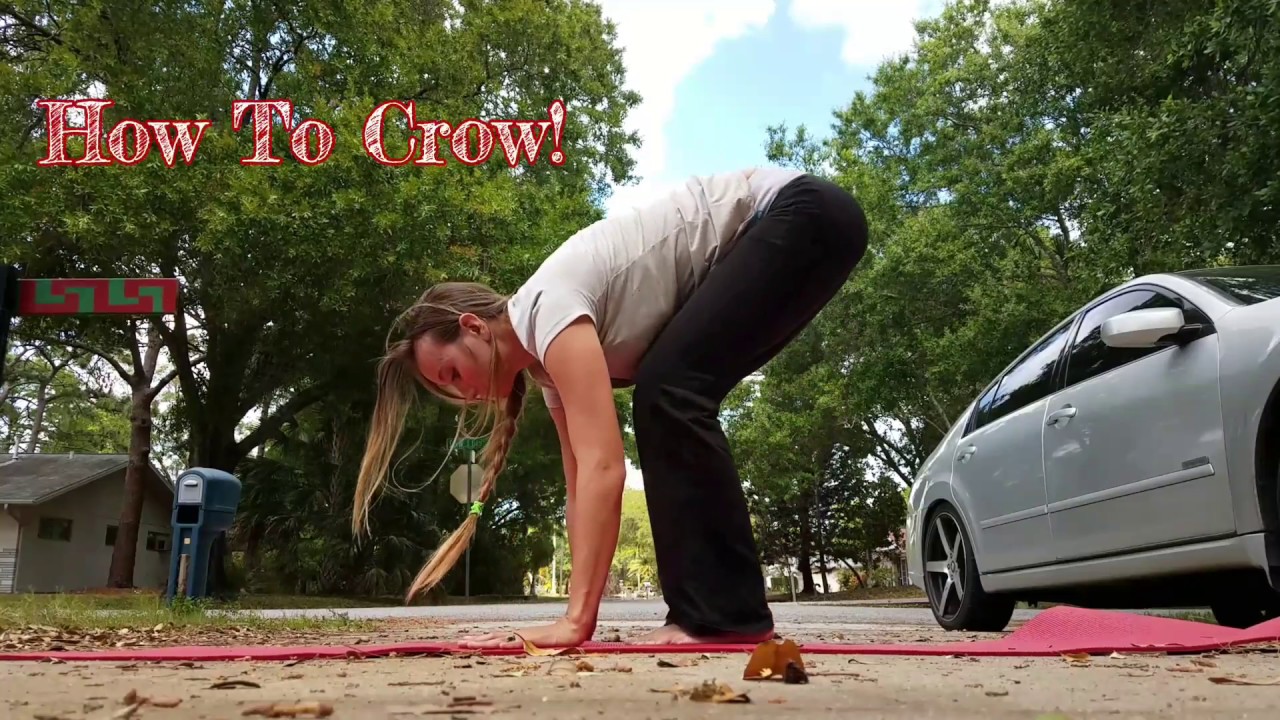 Yoga: Crow pose and stretches/exercises to strengthen crow - YouTube