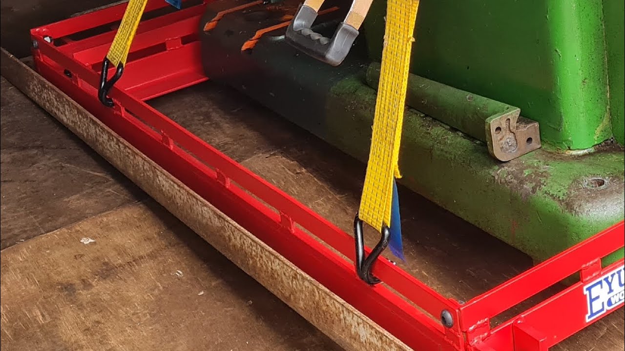 Machine Moving Trolley - Lashing Points - Weld Preparation - YouTube