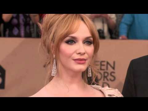 Christina Hendricks SAG Awards Arrivals 2016 | ScreenSlam