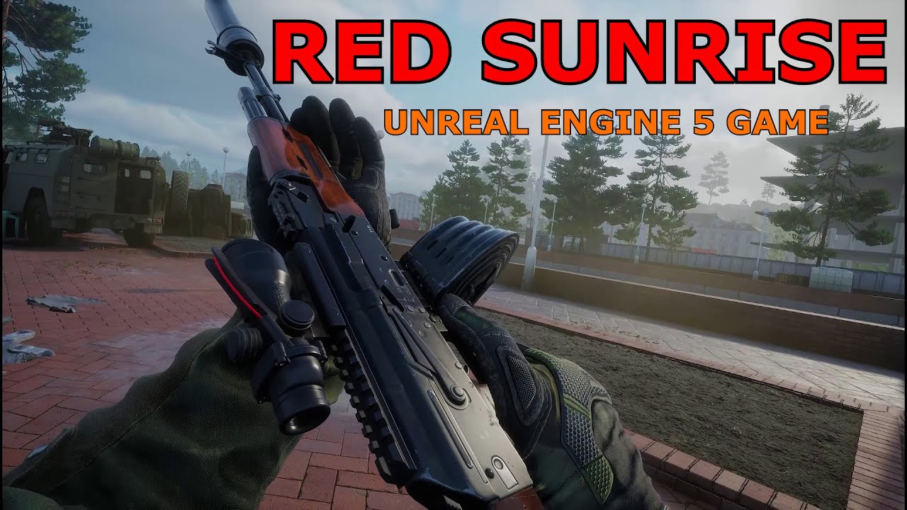 Red Sunrise - Unreal Engine 5 - Upcoming Game - YouTube