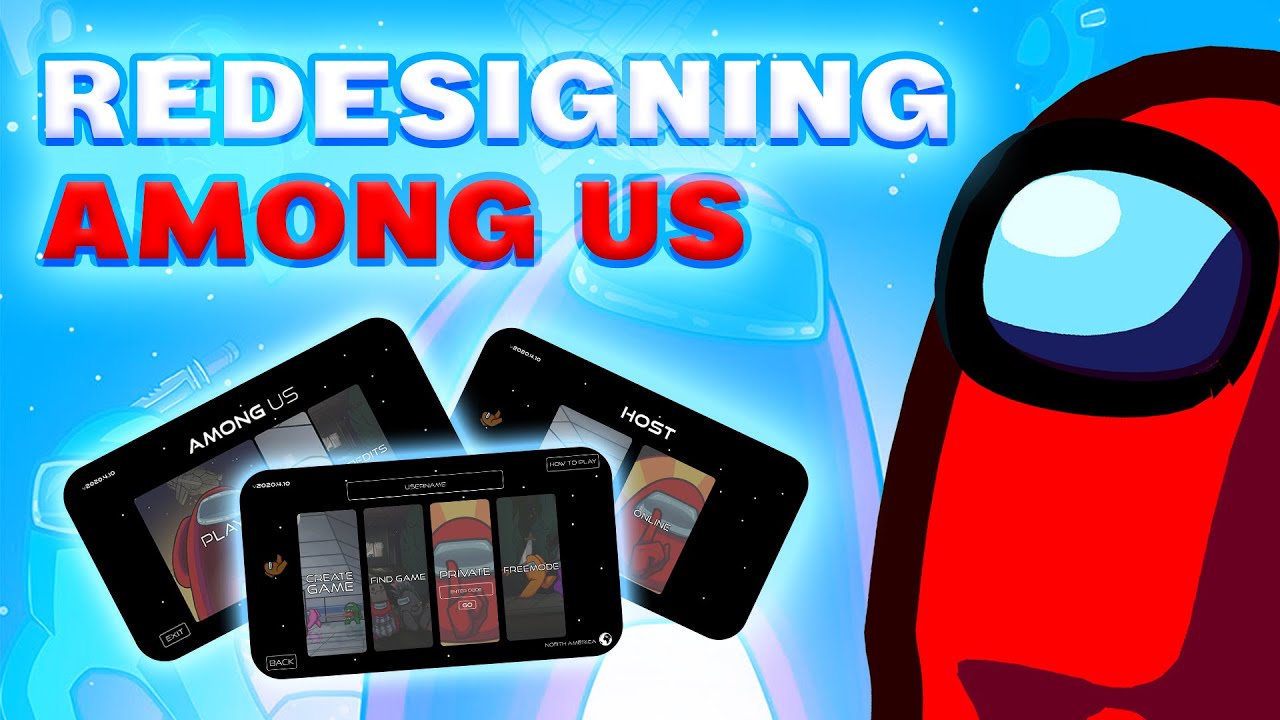 Redesigning Among Us UI - YouTube