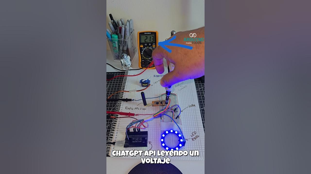 🧠 🤖 Prueba de hardware controlado por IA: LEER VOLTAJE #chatgpt #openai #arduino #servos # ...