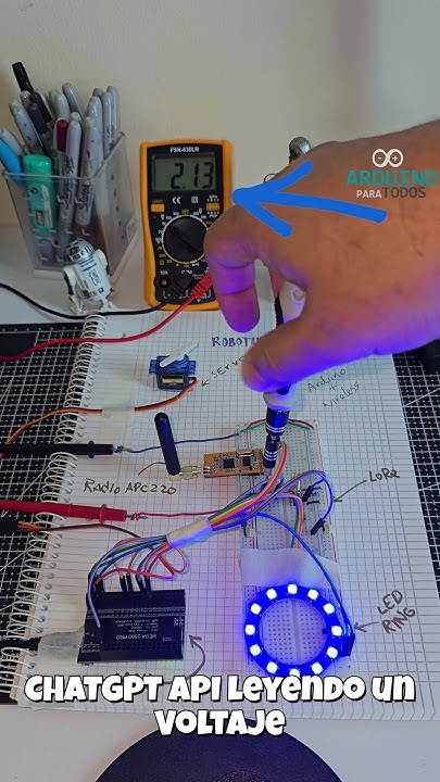 🧠 🤖 Prueba de hardware controlado por IA: LEER VOLTAJE #chatgpt #openai #arduino #servos # ...