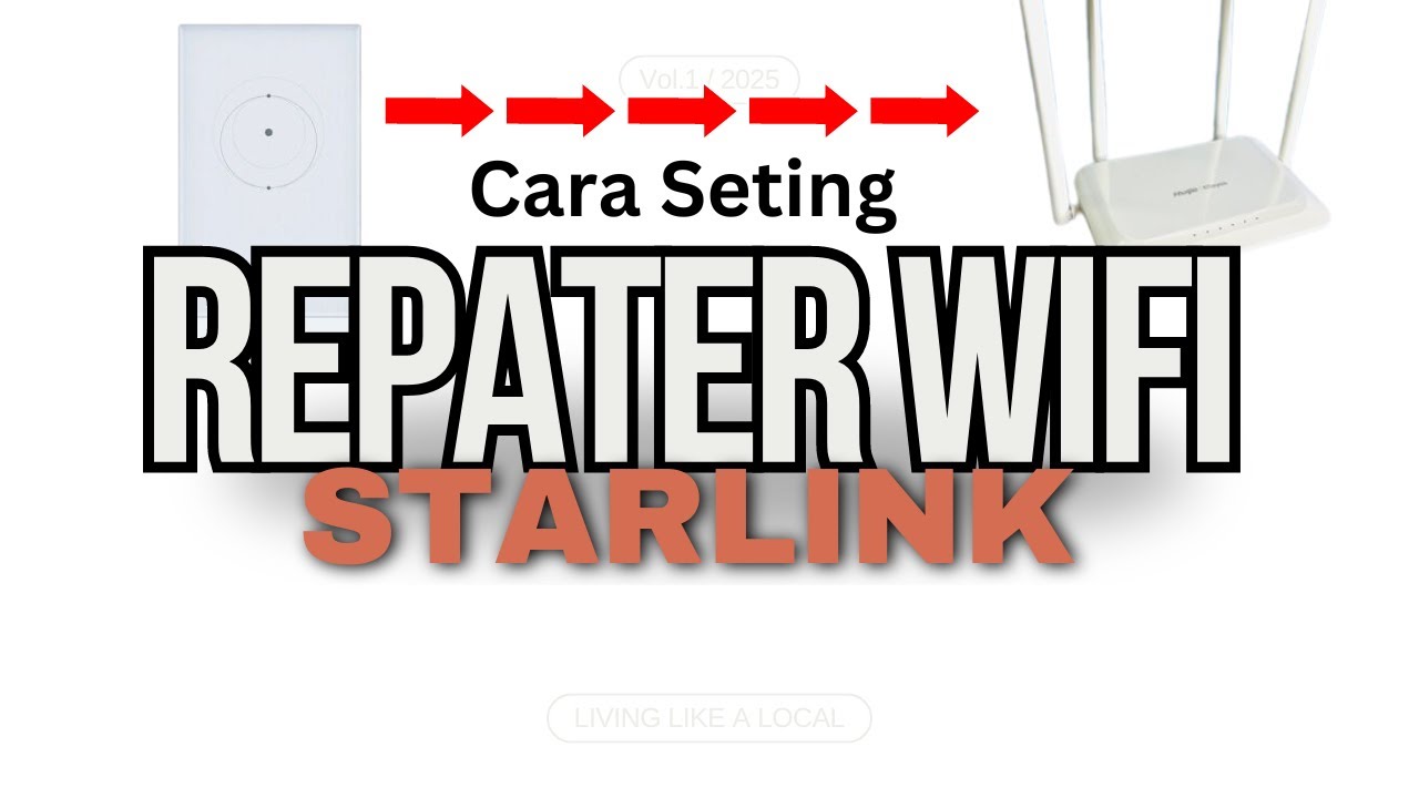 WIFI STARLINK II PERLUAS WIFI CARA SETING REPEATER DAN UJI PERFORMA - YouTube