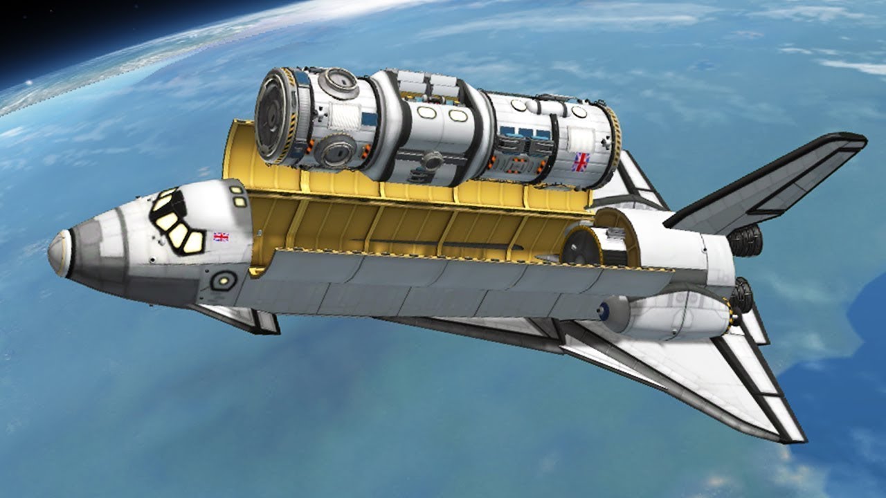 ksp: space shuttle (GONE WRONG) - YouTube