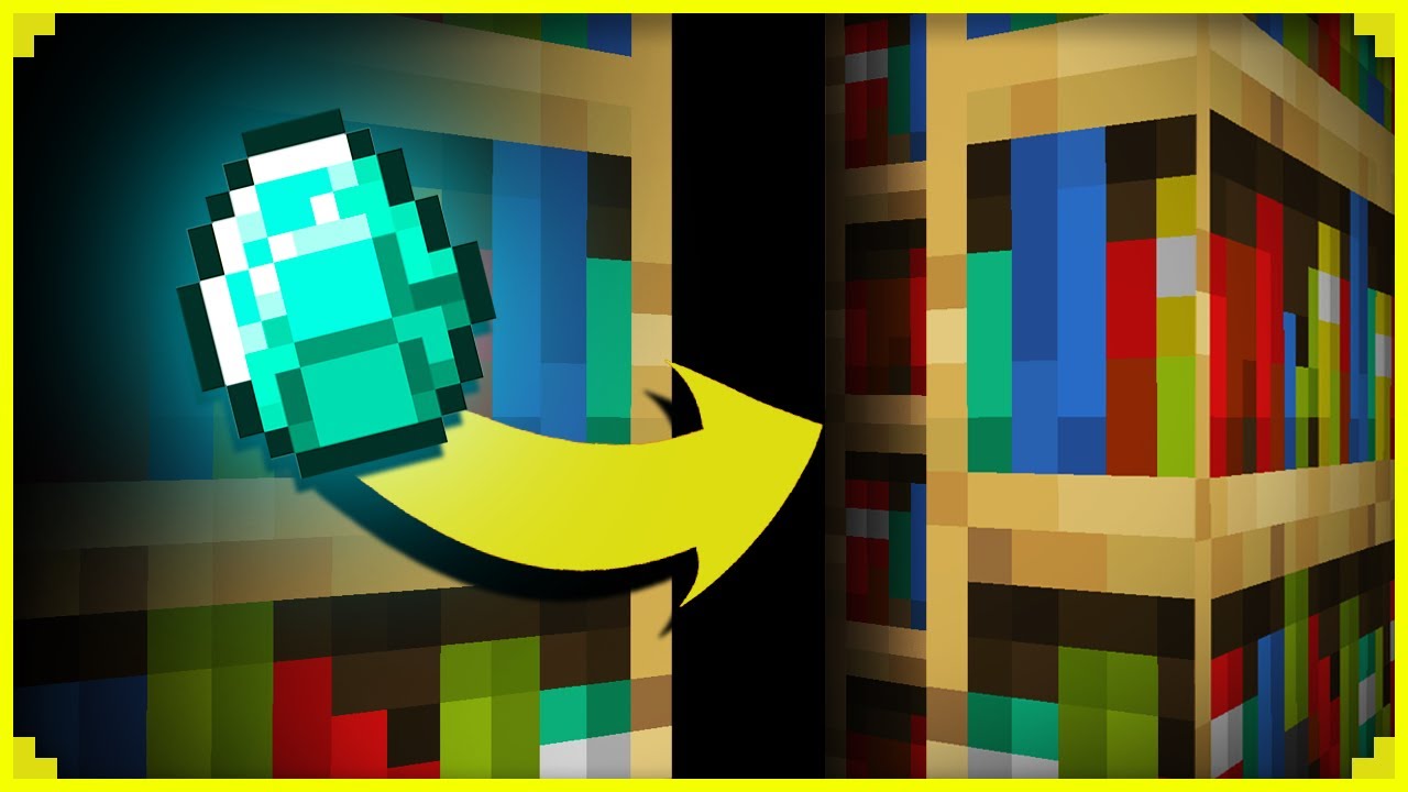 🦊Como fazer uma ESTANTE SECRETA no MINECRAFT - YouTube