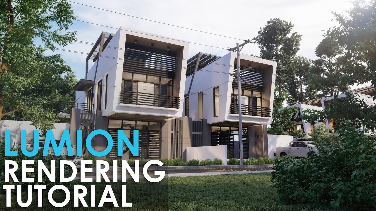 Lumion Exterior Preset Rendering Tutorial | HTC Part 01 - YouTube