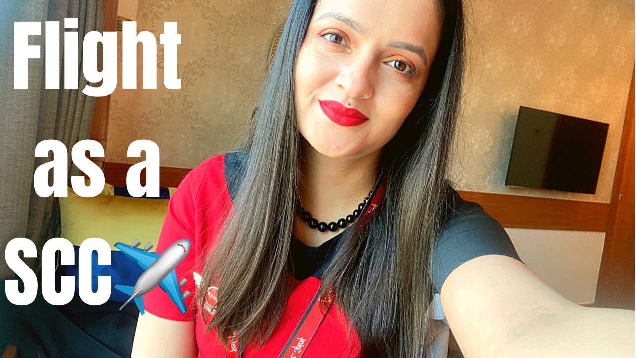 Flight as a Senior Cabin Crew (SCC) ||Ashnah Teji || - YouTube