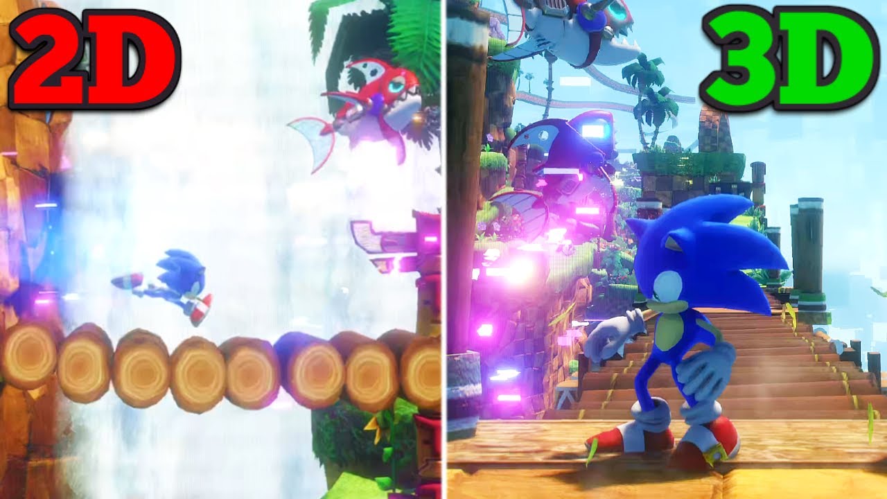 Sonic Frontiers: 2D Cyberspace to 3D!!! - YouTube