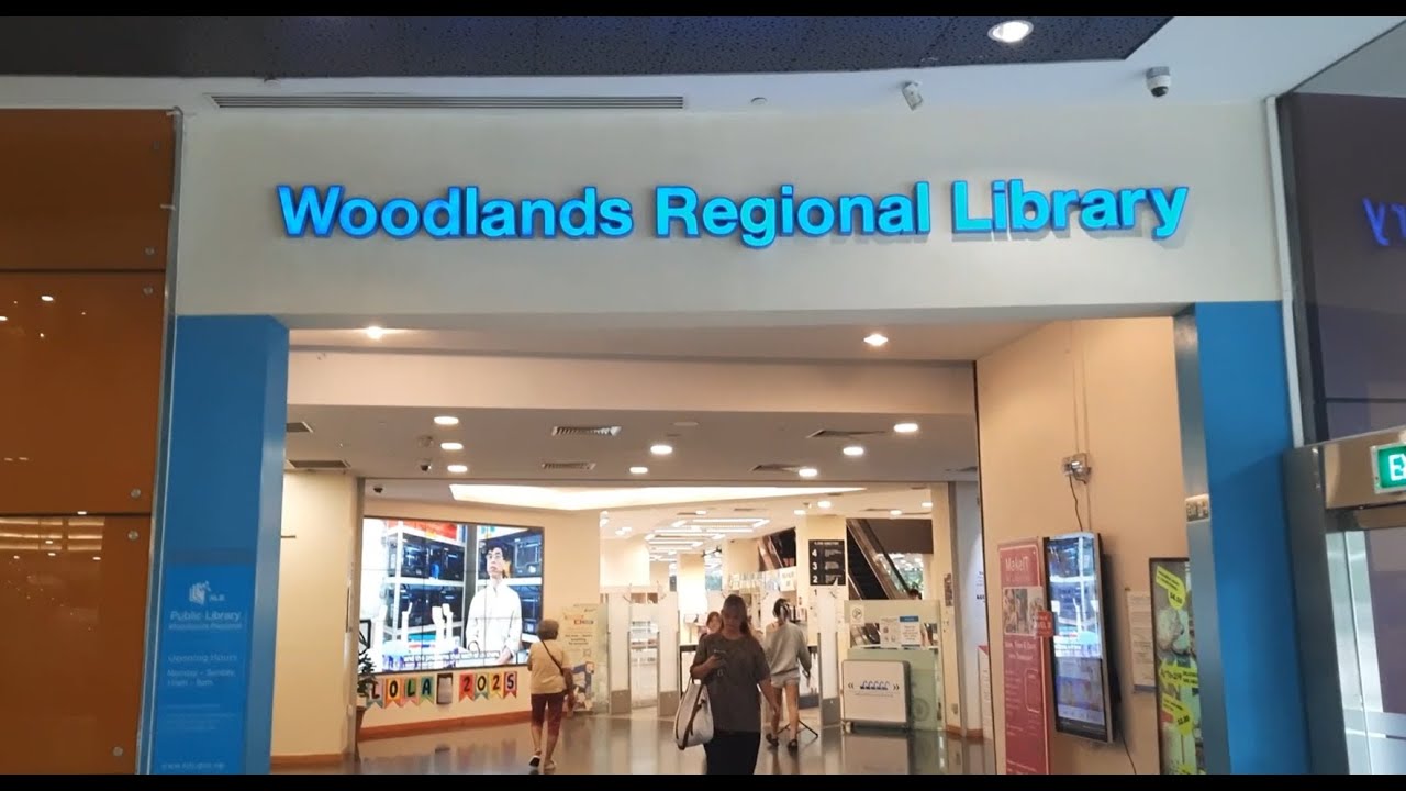 Visit to Woodlands Library, Singaore - YouTube