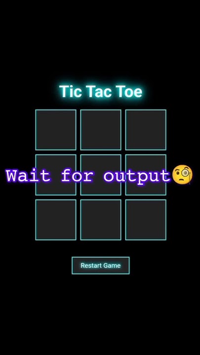 Create A Simple Tic Tac Toe Game Using Htmlcss Andjavascript Projectgame Coding Popular