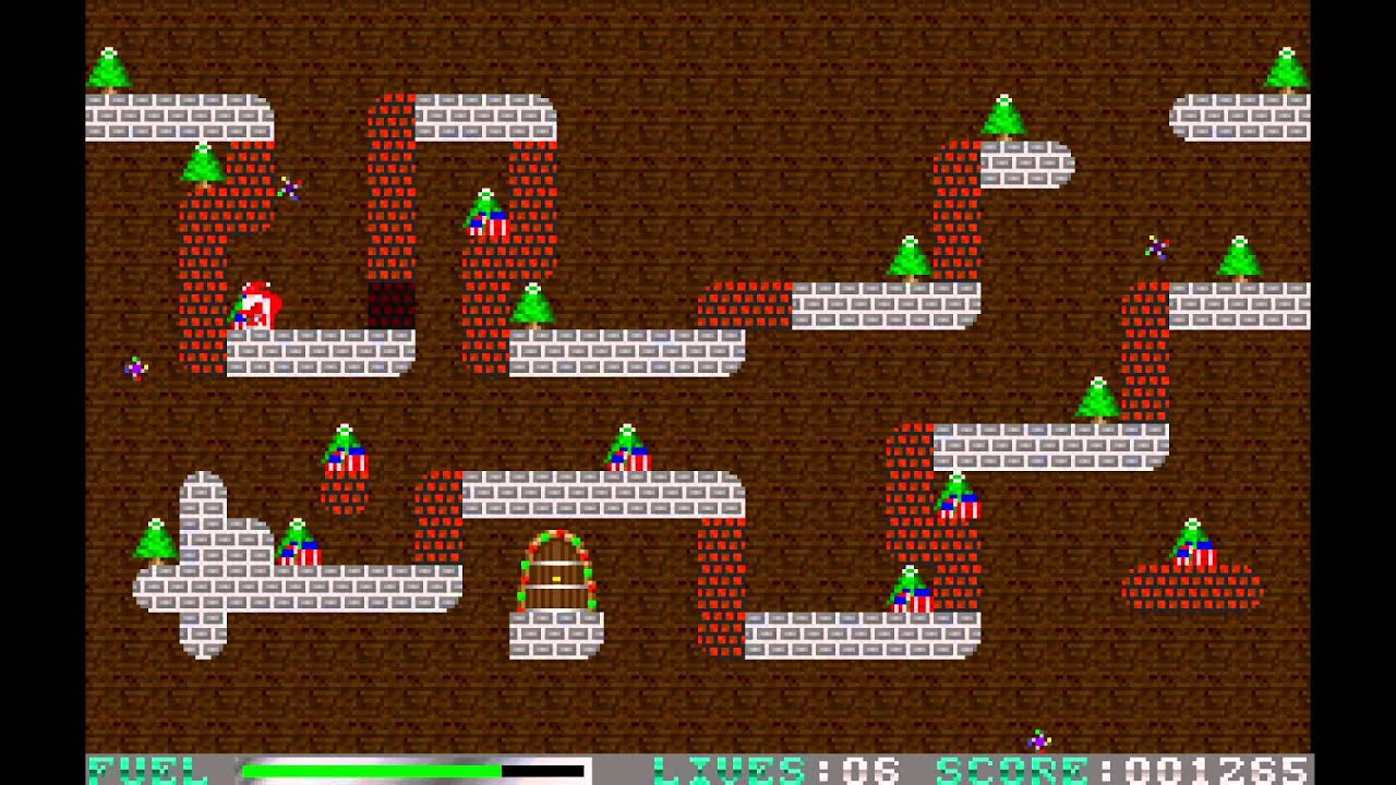 Jetpack XMAS - Level 3 "Ride the Snake" (1993) [MS-DOS] - YouTube