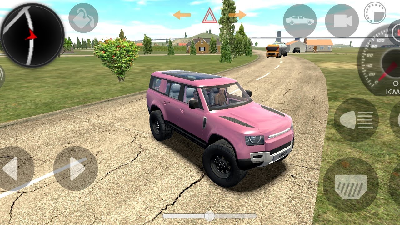 INDIAN CAR SIMULATOR | PINK DEFENDER CAR DRIVING AND STUNTING | GAMING ...