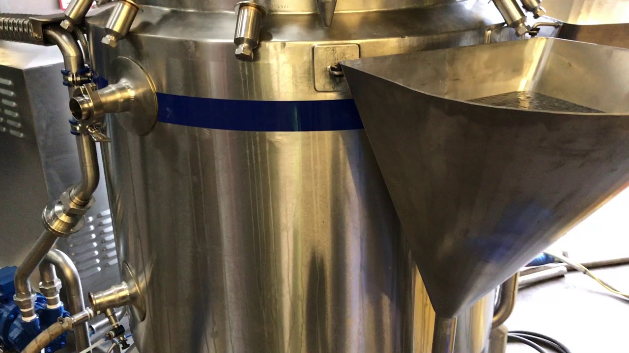 350 Ltr Scanima SRB-350 Jacketed Vacuum High Shear Process Vessel - YouTube