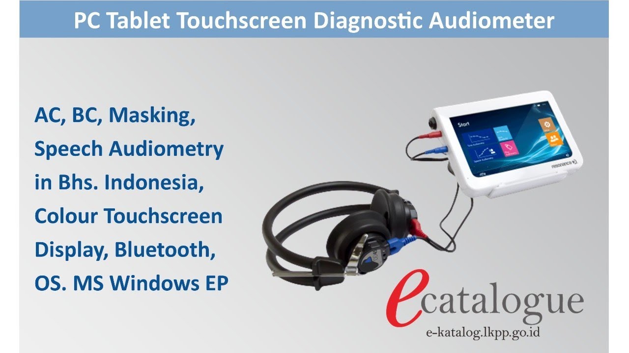 RESONANCE R17A-BC, Audiometer Diagnostik Layar Sentuh 7 inchi - YouTube