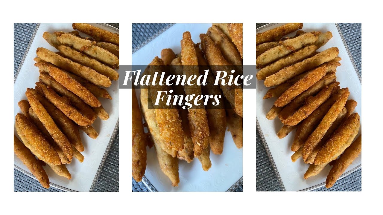 Flattened Rice Fingers | Moriom’s Kitchen UK - YouTube