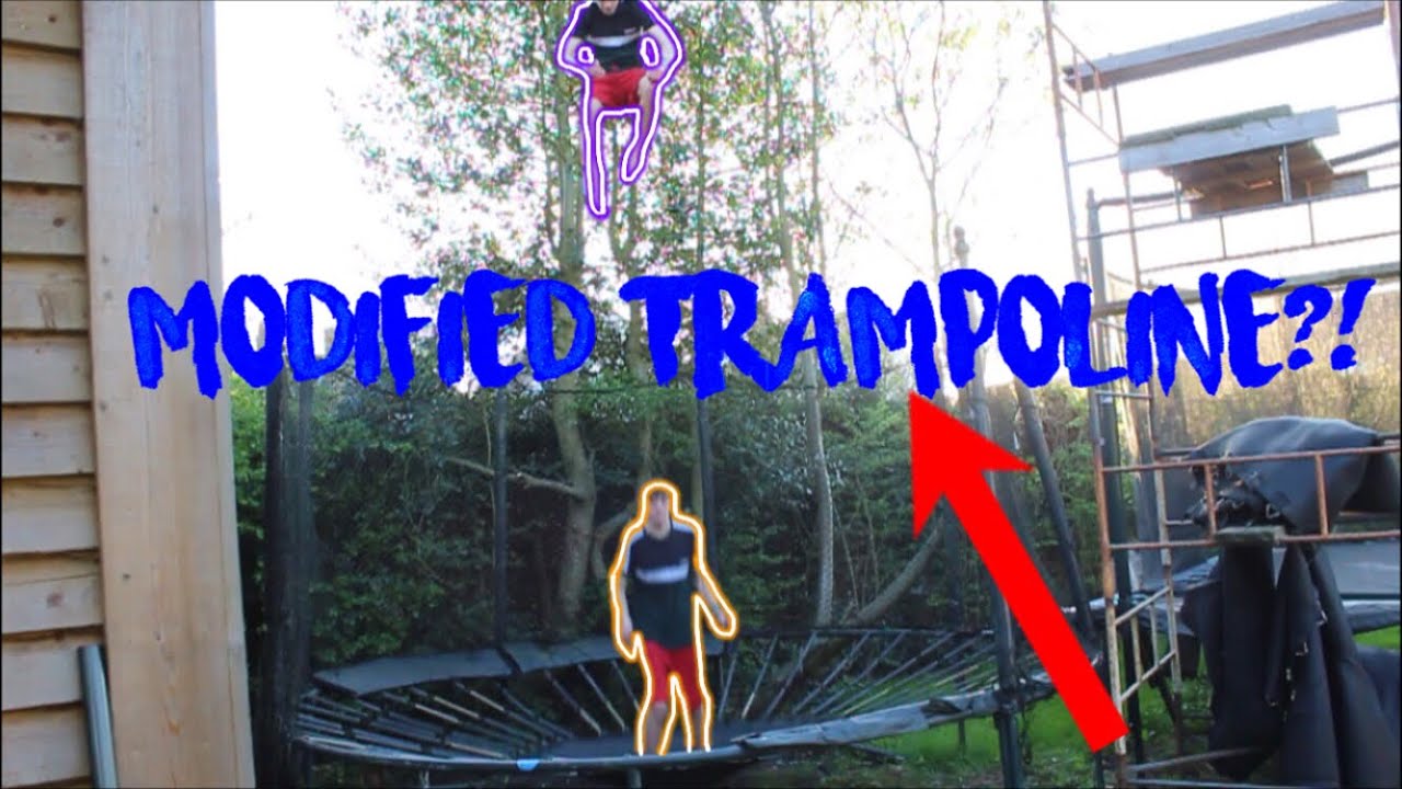 BUILDING AN INSANE BACKYARD MODDED TRAMP! (Extremely dangerous) - YouTube